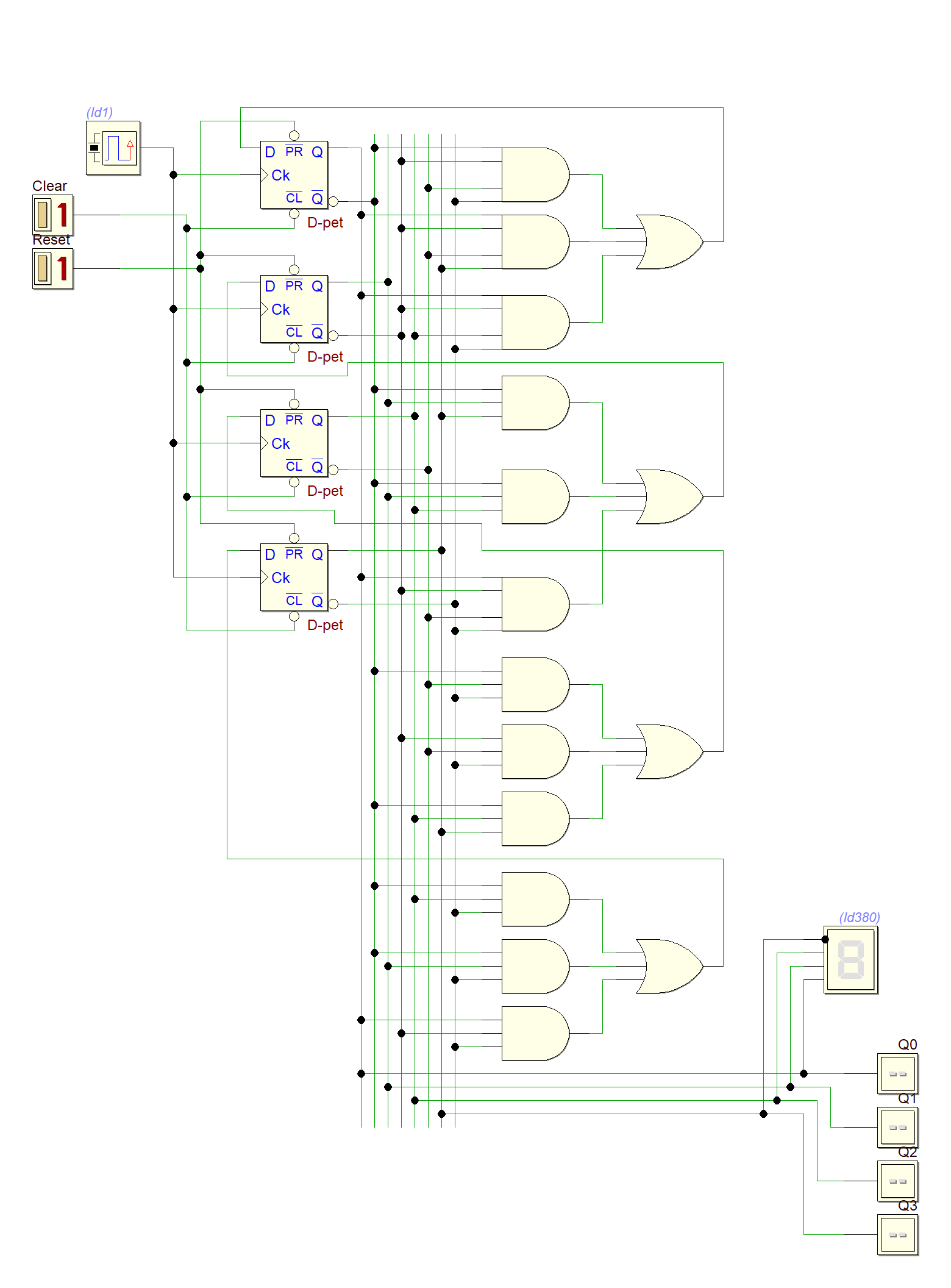 Solved Design a synchronous descending counter Module | Chegg.com