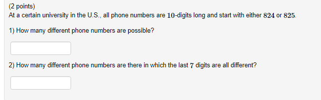 Solved (2 points) At a certain university in the U.S., all | Chegg.com
