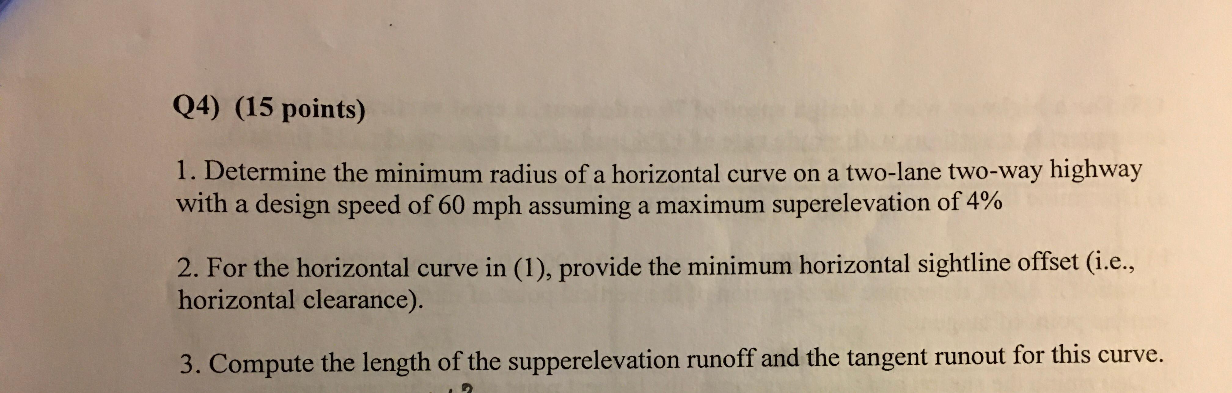Solved Q4) (15 points) 1. Determine the minimum radius of a | Chegg.com