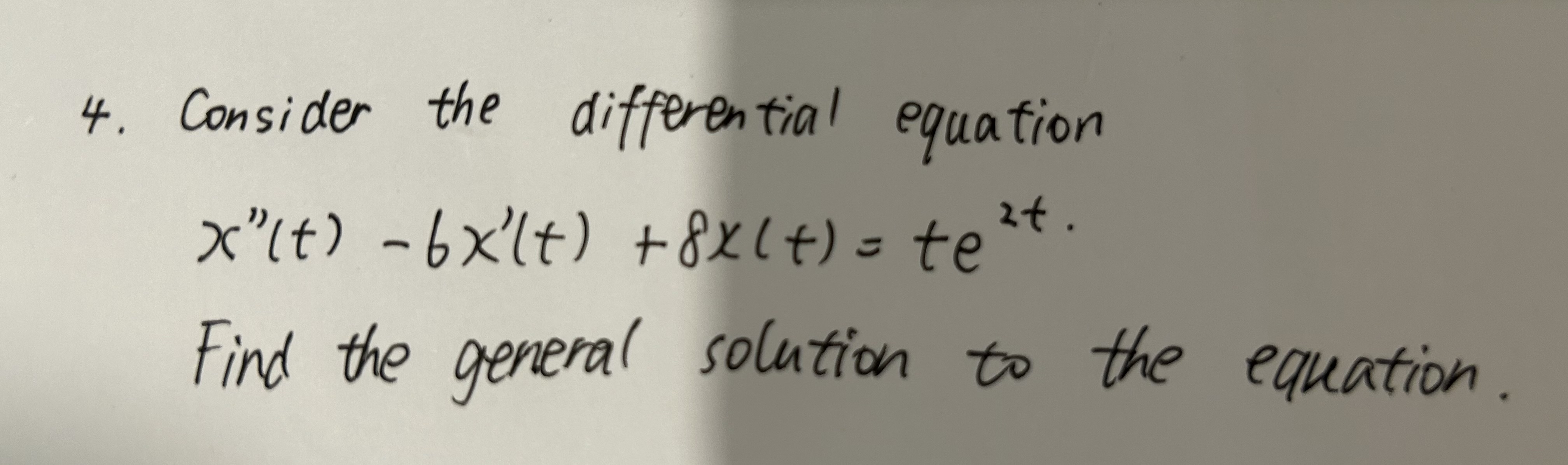 Consider the differential equation | Chegg.com