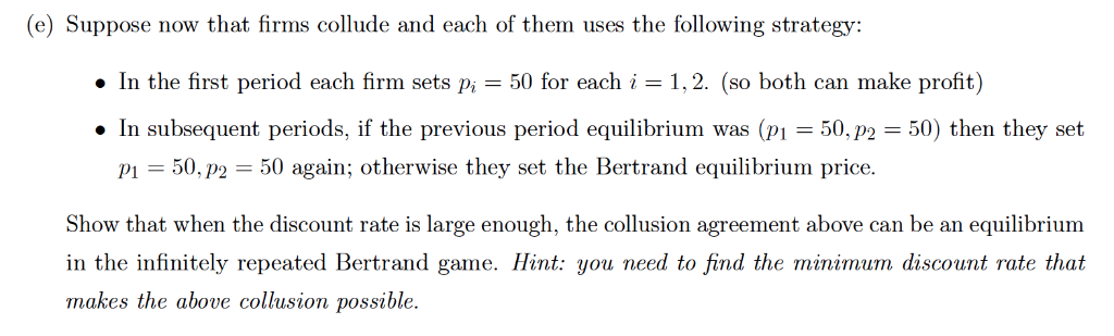 Solved Problem 8 Cournot Competition Suppose there are two | Chegg.com