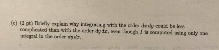 Solved Problem 3. Consider the following iterated double | Chegg.com
