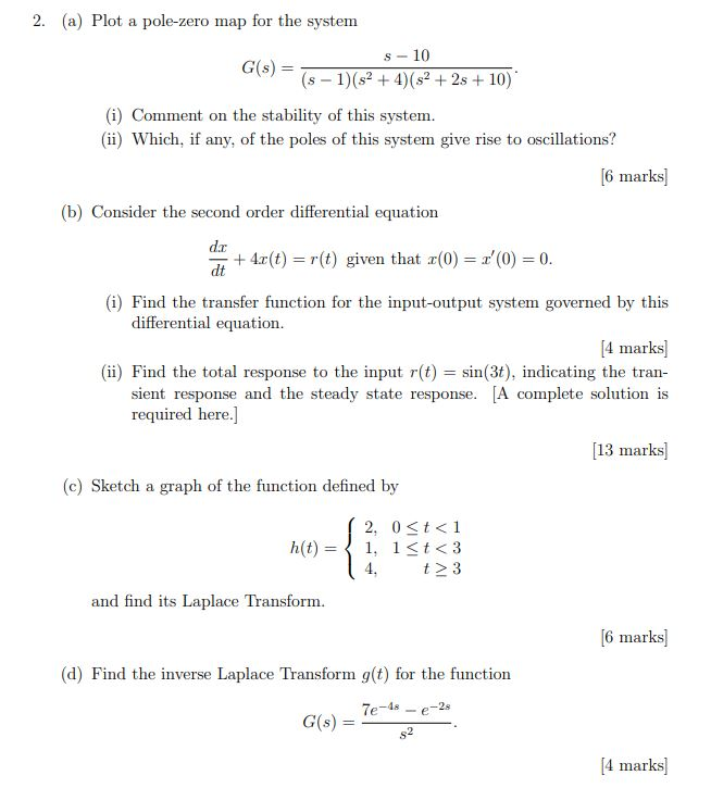 Polezero Map Of Dynamic System Model With Plot Customization Options