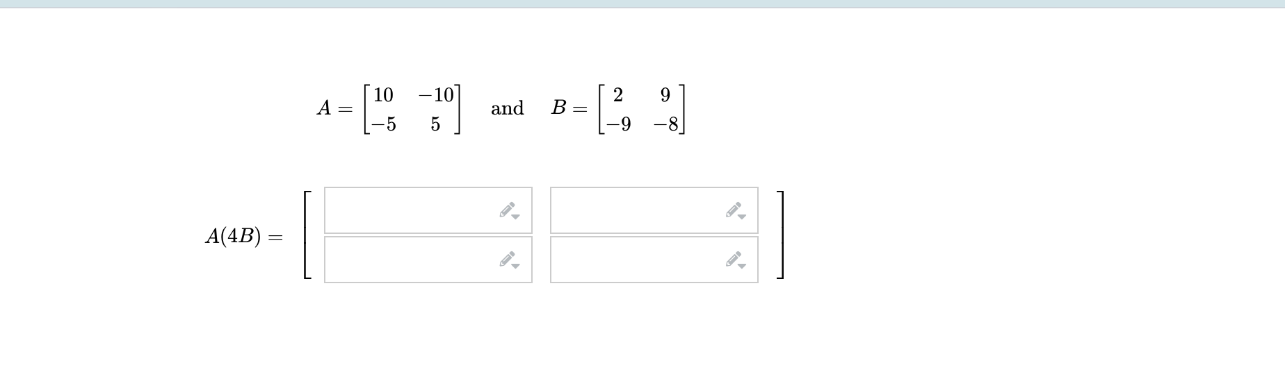 Solved ABC=[−4113−42],=[1−4−531−3],=[12−434−3]. If possible, | Chegg.com