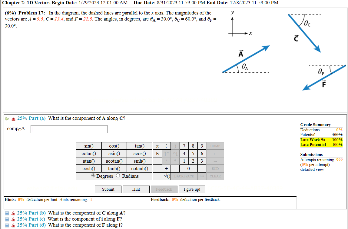 Solved (6\%) Problem 17: In the diagram, the dashed lines | Chegg.com
