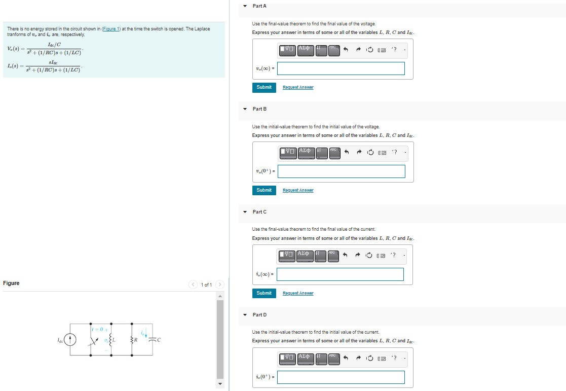 Solved Use The Final Value Theorem To Find The Final Value 