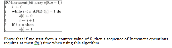 3. The n-bit binary counter ADT, which counts upward | Chegg.com