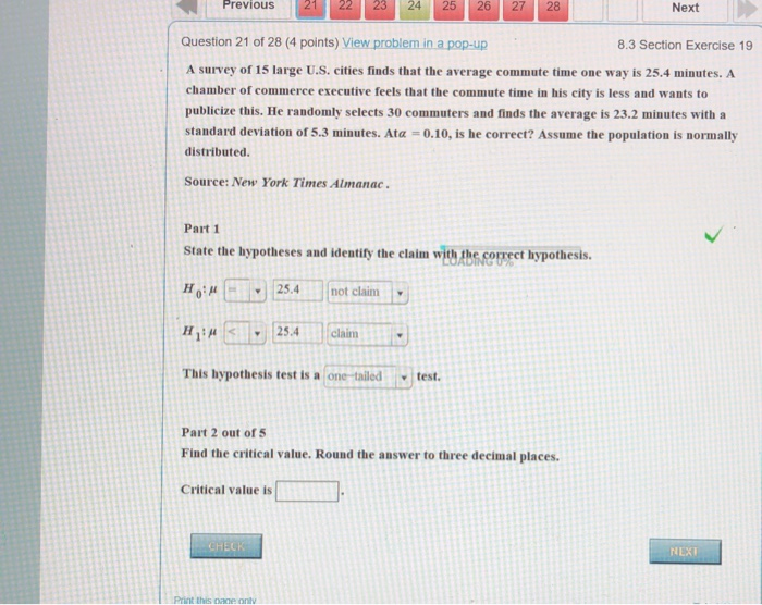 Solved Previous 2122 23 24 25 26 27 28 Next Question 21 of | Chegg.com