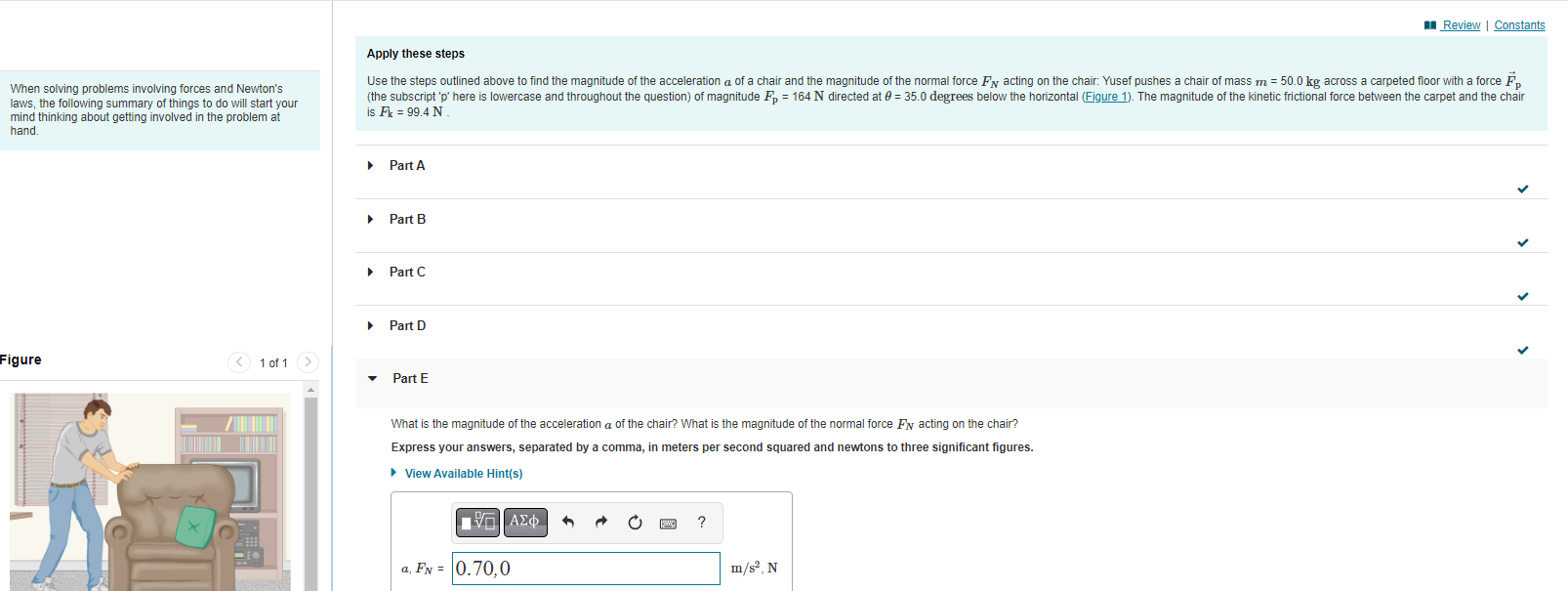 Solved When solving problems involving forces and Newton's | Chegg.com