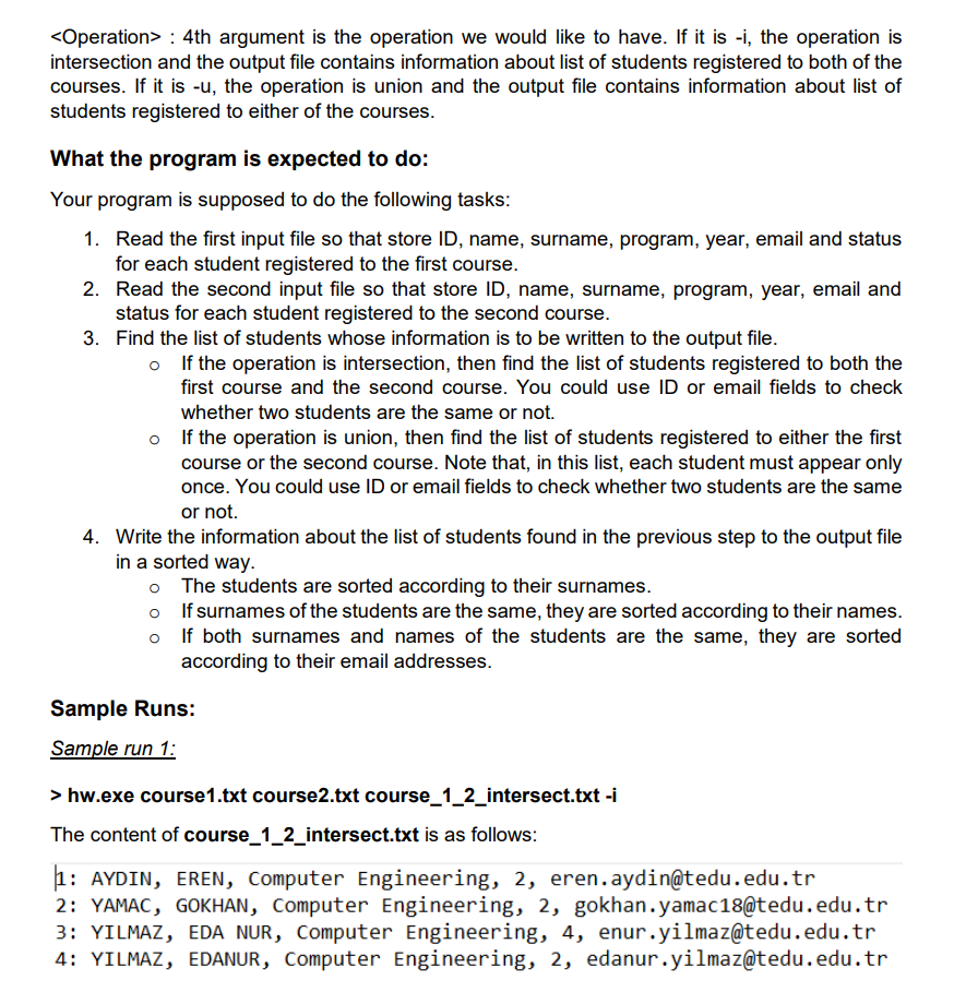 Solved In this assignment, you are going to write a C | Chegg.com