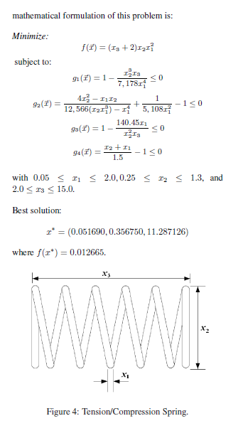 Solved 5.1 E04: Tension/compression spring design | Chegg.com