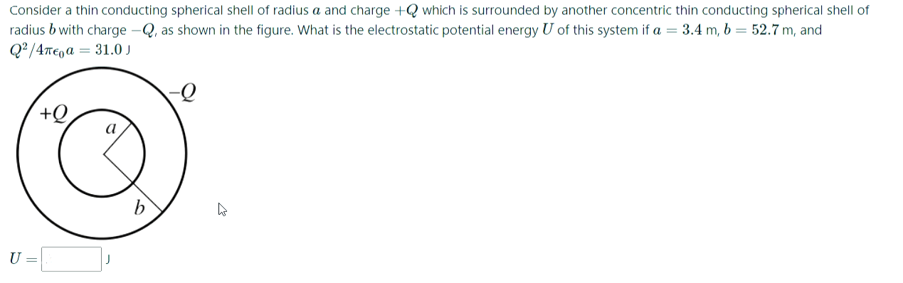 Solved Consider a thin conducting spherical shell of radius | Chegg.com
