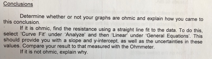 Solved Experiment 7 Ohm's Law To learn about the operation | Chegg.com