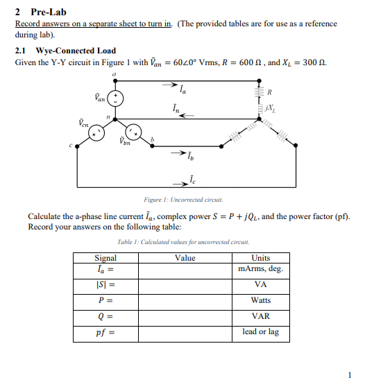 Solved 2 ﻿Pre-LabRecord answers on a separate sheet to turn | Chegg.com