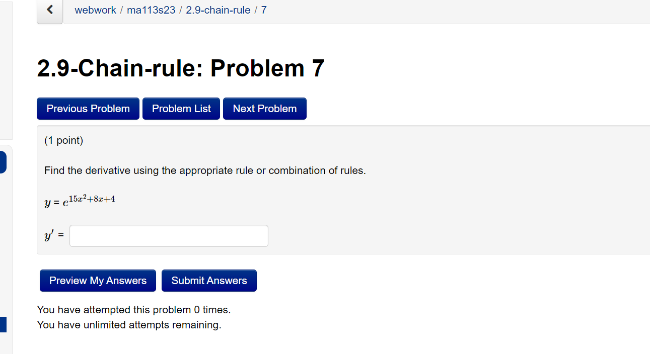 Solved Find the derivative using the appropriate rule or | Chegg.com