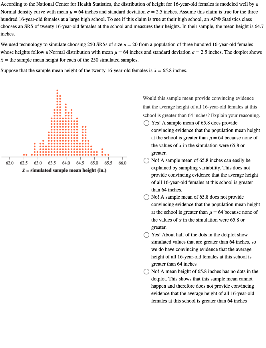 Solved According to the National Center for Health | Chegg.com