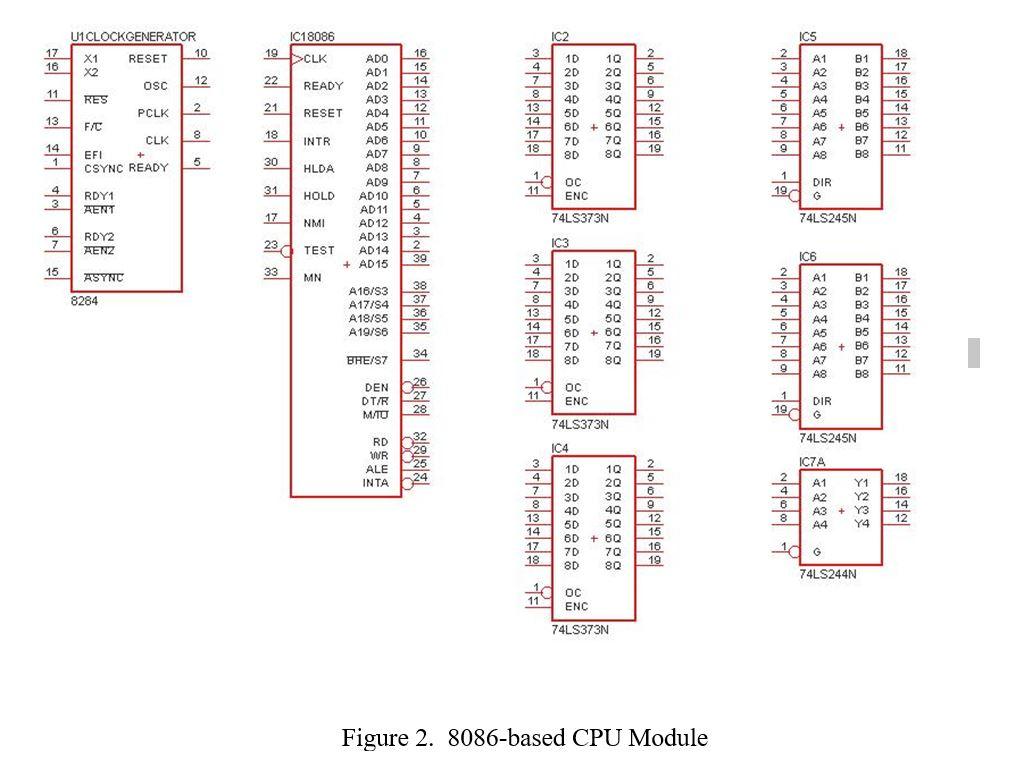 A minimum 8086-based microcomputer system has 64K x | Chegg.com