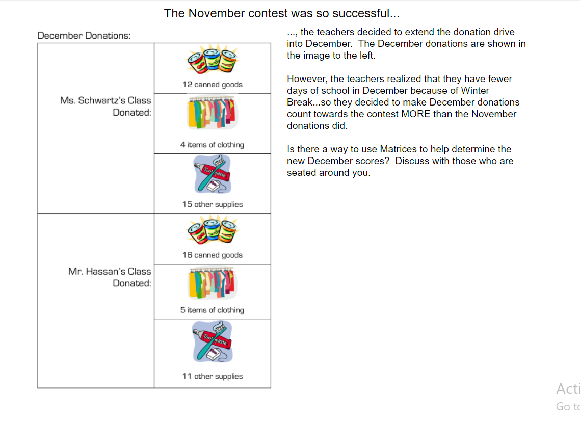 Solved The November contest was so successful... December | Chegg.com