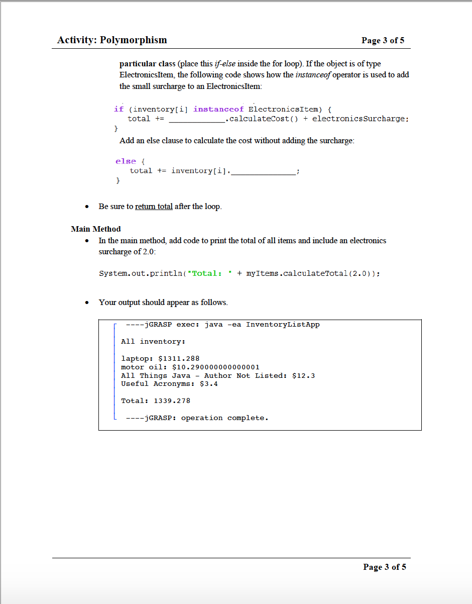 Solved Can you please help me? I'm not sure if I'm doing any | Chegg.com