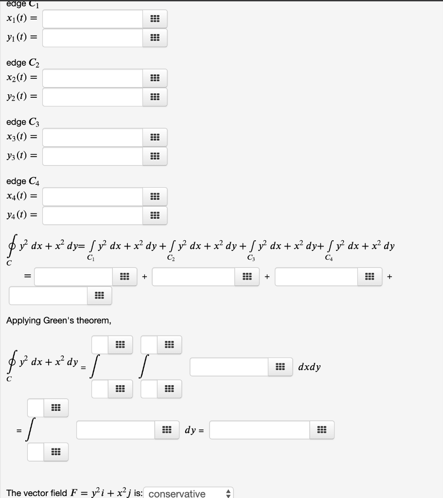 Solved Let C be the square oriented counterclockwise with | Chegg.com