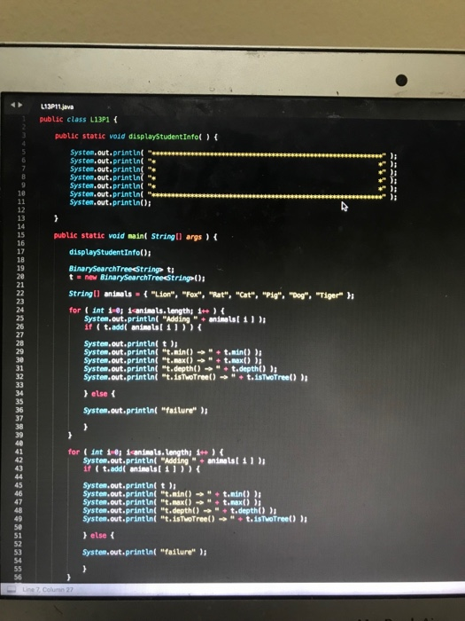 Solved Please create the 5 methods Emax(), Emin(), | Chegg.com