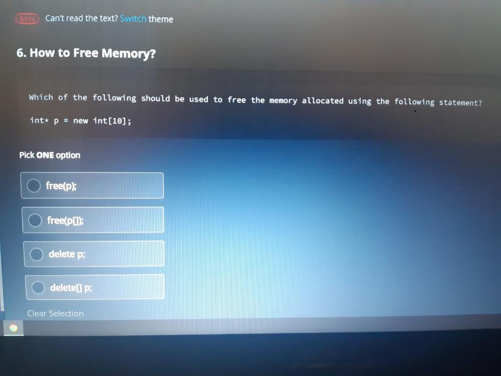 Solved Can't read the text? Switch theme 6. How to Free | Chegg.com