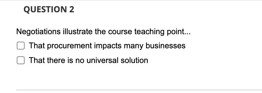 Solved Negotiations illustrate the course teaching point. | Chegg.com