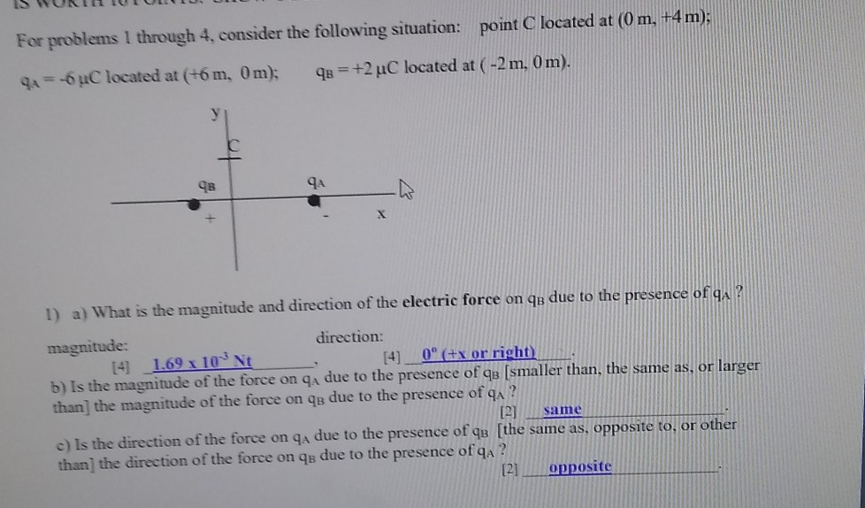 Solved For problems 1 through 4, consider the following | Chegg.com