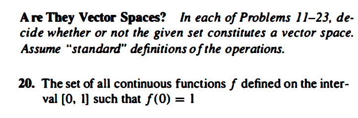 Solved A re They Vector Spaces? In each of Problems 11-23, | Chegg.com