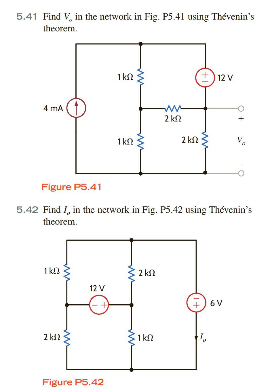 Solved 5.41 Find V. in the network in Fig. P5.41 using | Chegg.com