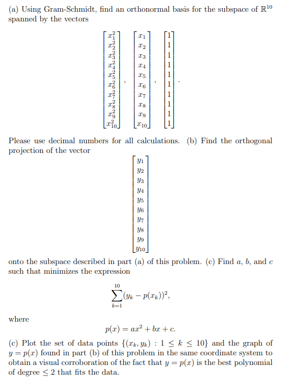 Solved 3. (Students are welcome to use the Mathematica code | Chegg.com