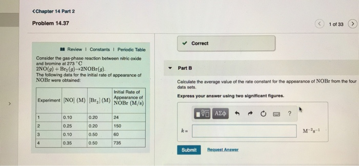 Solved Correct ㎜ Review 1 Constants Periodic Table Consider | Chegg.com