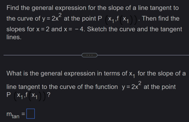 Solved Find the general expression for the slope of a line | Chegg.com