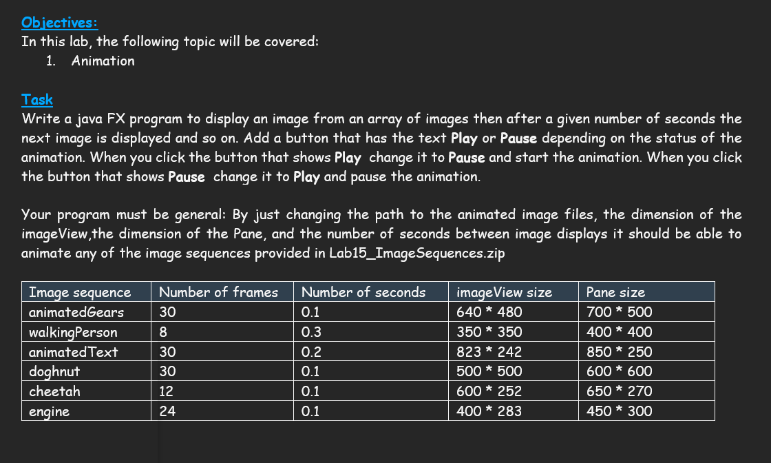 Solved Objectives: In this lab, the following topic will be | Chegg.com