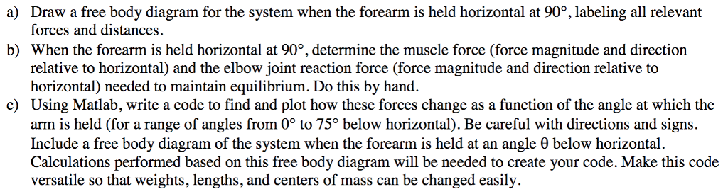 Solved 1. A person is performing a slow arm curl with a 10 | Chegg.com