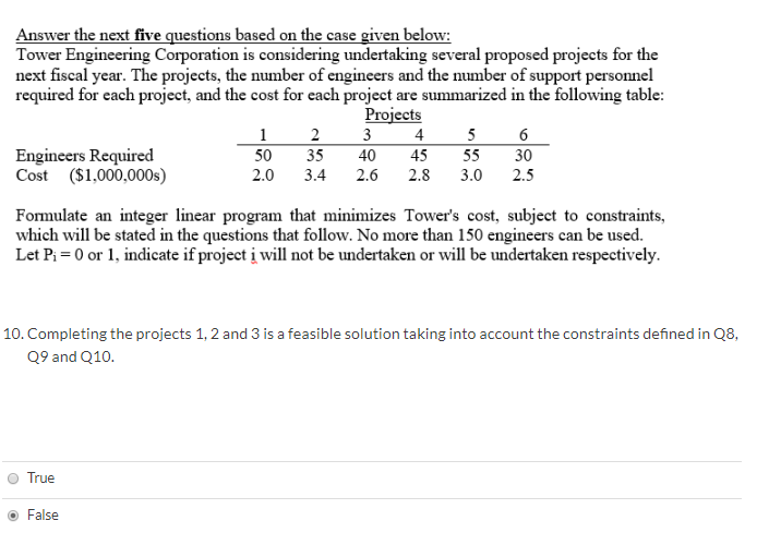 Answer the next five questions based on the case | Chegg.com