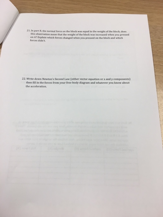 Solved Learning Objectives: Learn to identify forces acting | Chegg.com