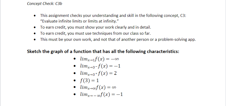 Solved Concept Check: C3b . This assignment checks your | Chegg.com