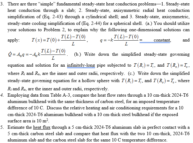 Solved Cylindrical Coordinates FIGURE 2-21 The general heat | Chegg.com