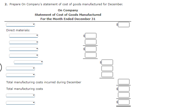 Solved 1. Determine the amounts of the missing items, | Chegg.com