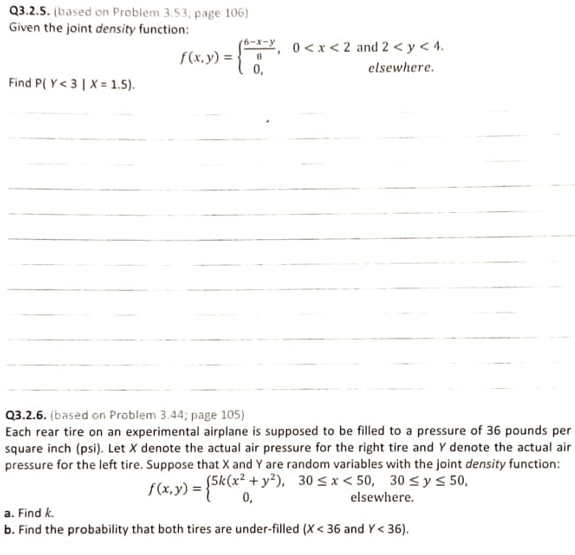 Solved Q3.2.5. (based on Problem 3.53; page 106) Given the | Chegg.com