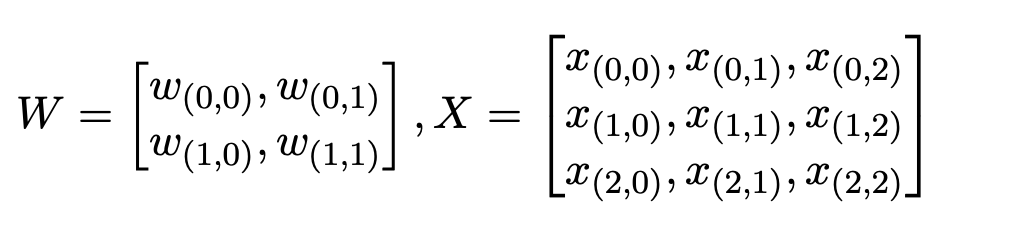 Consider a convolution layer with a 2x2 kernel W, | Chegg.com