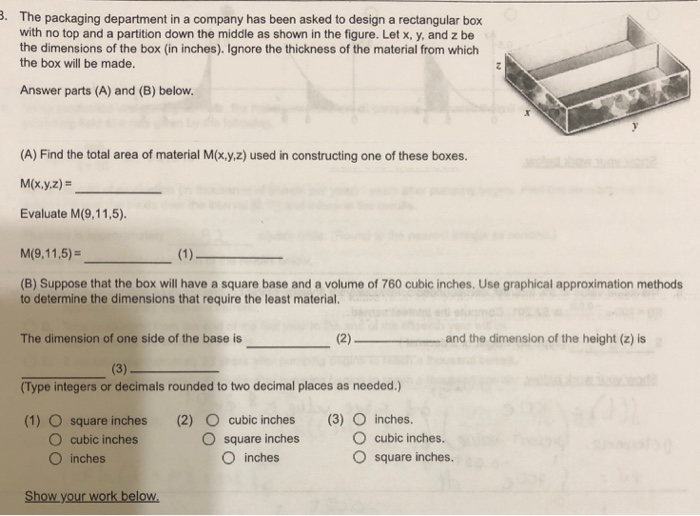 Solved . The packaging department in a company has been | Chegg.com