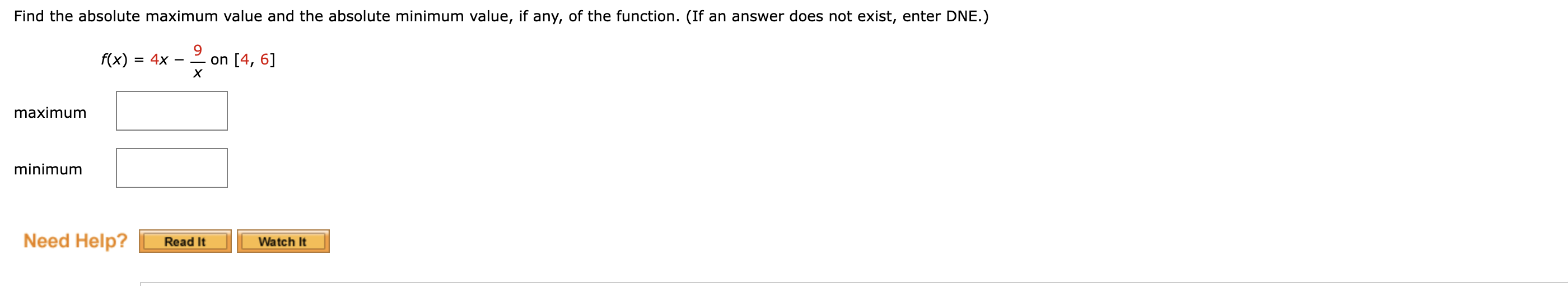 Solved Find The Absolute Maximum Value And The Absolute 3167