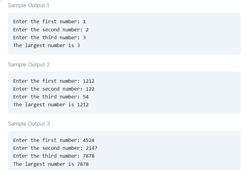 Solved Welcome to a game of Big, Bigger, and Biggest! The | Chegg.com