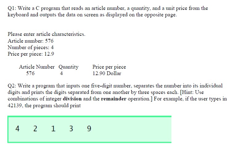 Solved Can you please solve Q1 and Q2 separately in a C++ | Chegg.com Solved Can you please solve Q1 and Q2 separately in a C++ | Chegg.com