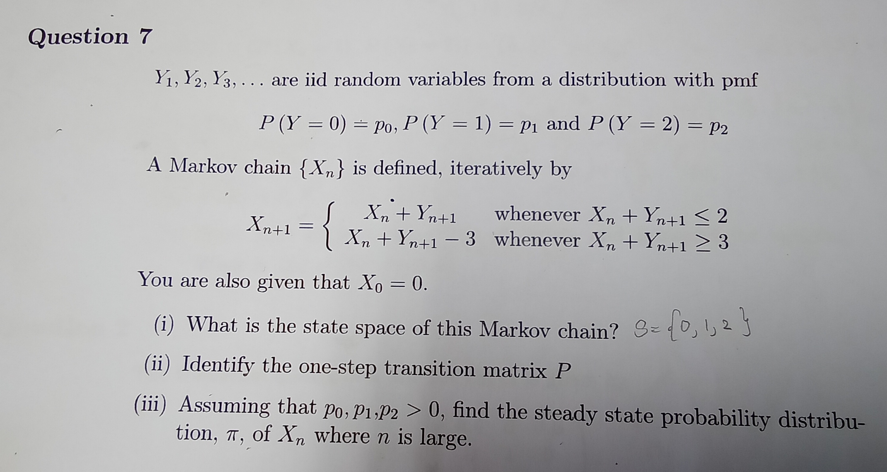 Solved Y1,Y2,Y3,… are iid random variables from a | Chegg.com
