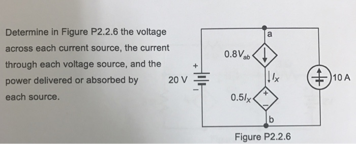 Solved Determine in Figure P2.2.6 the voltage across each | Chegg.com