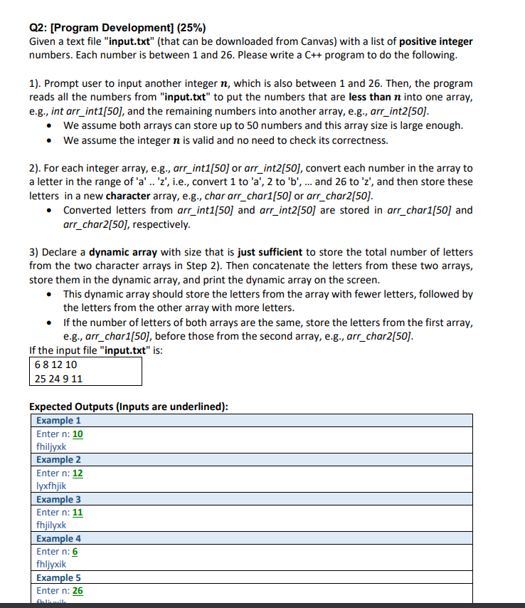 Solved Q1 Program Style And Basic Programming 25 0755