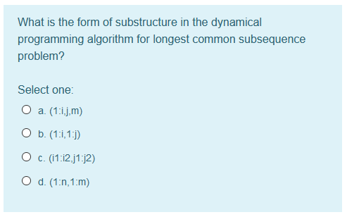 Solved What is the form of substructure in the dynamical | Chegg.com